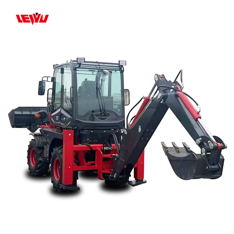 Backhoe Loader with Powerful Engine factory_manufacturer_supplier - LEIYU